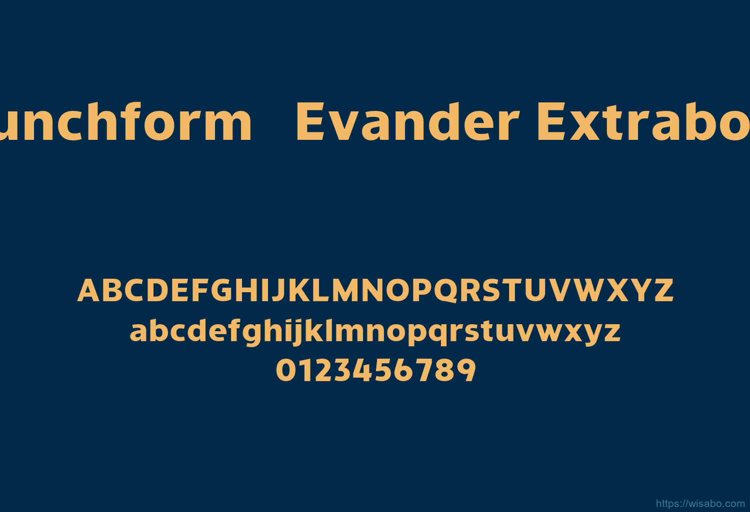 Punchform Evander Extrabold Font Free Download [ttf - otf] | Wisabo Fonts
