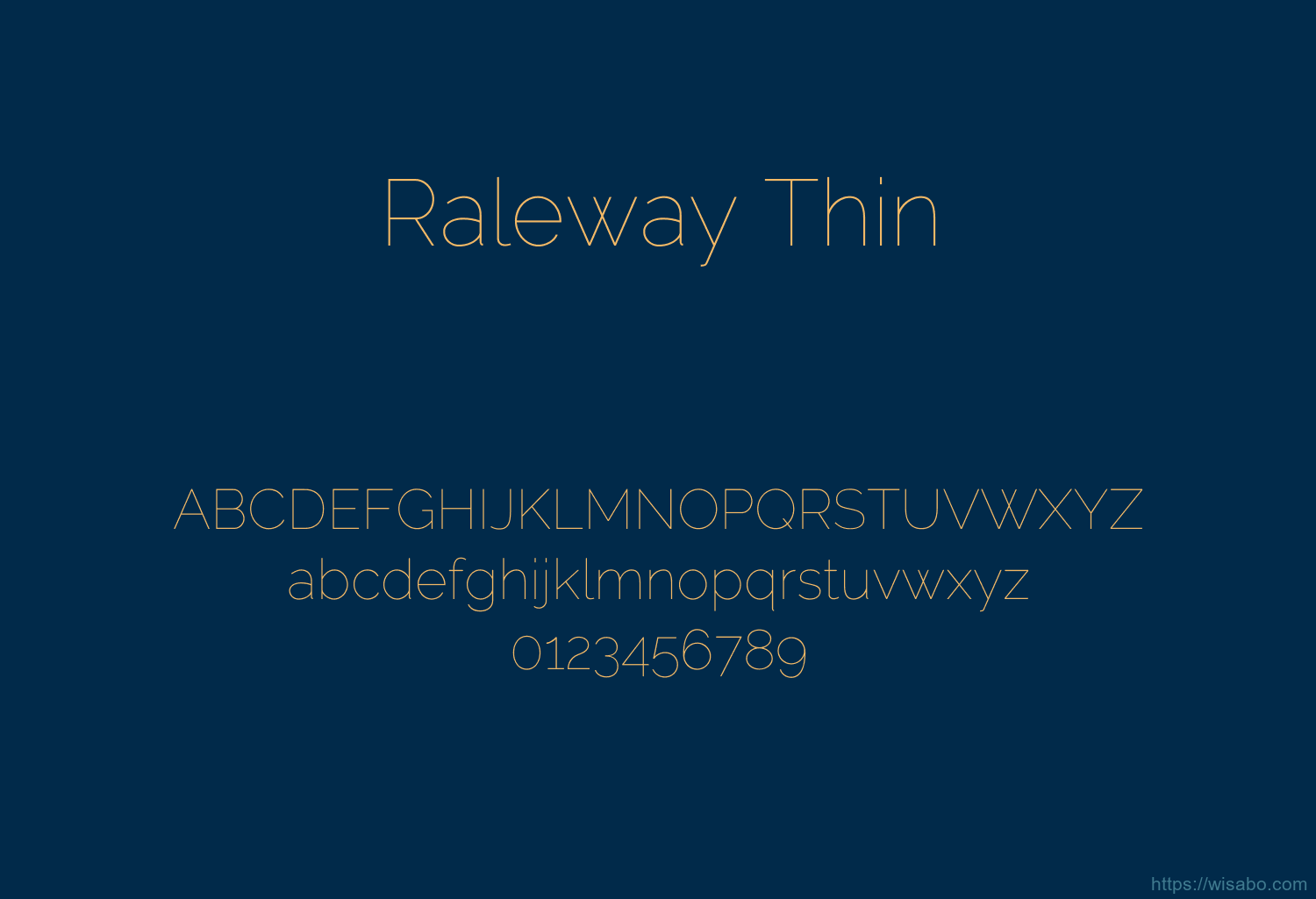 Raleway Thin Font Free Download [ttf - otf] | Wisabo Fonts