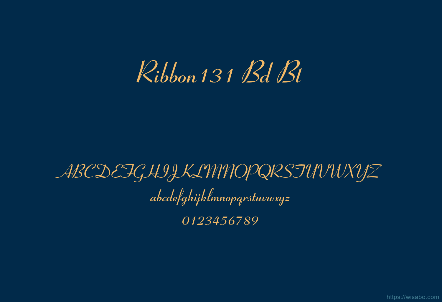 Ribbon131 Bd Bt Font Free Download [ttf - otf] | Wisabo Fonts