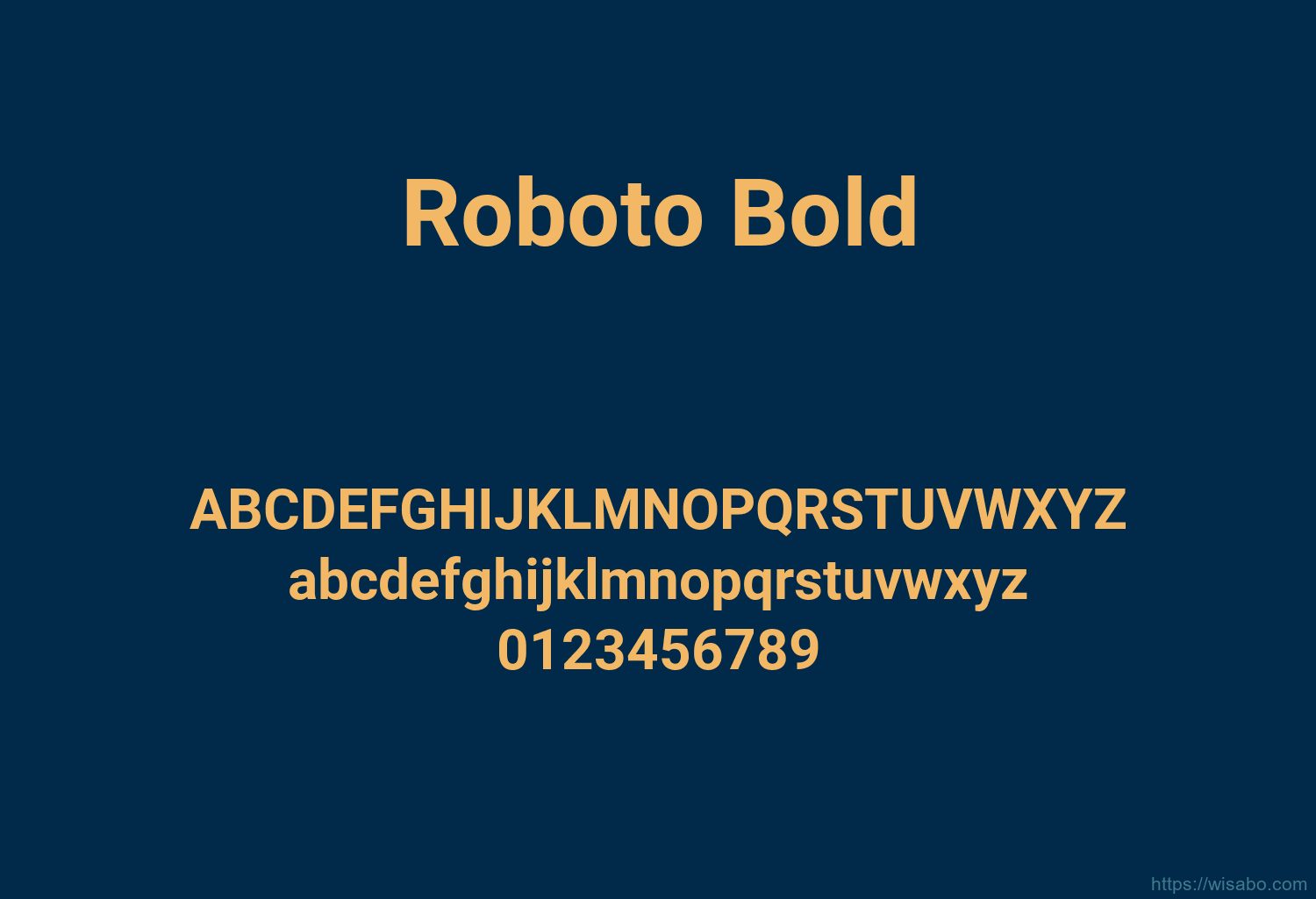 Roboto Bold Font Free Download [ttf - otf] | Wisabo Fonts