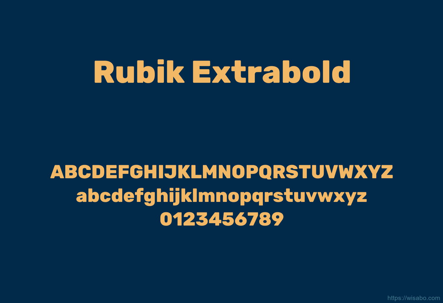 Rubik Extrabold Font Free Download [ttf - otf] | Wisabo Fonts