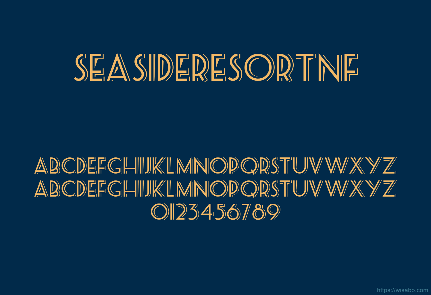 Seasideresortnf Font Free Download [ttf - otf] | Wisabo Fonts
