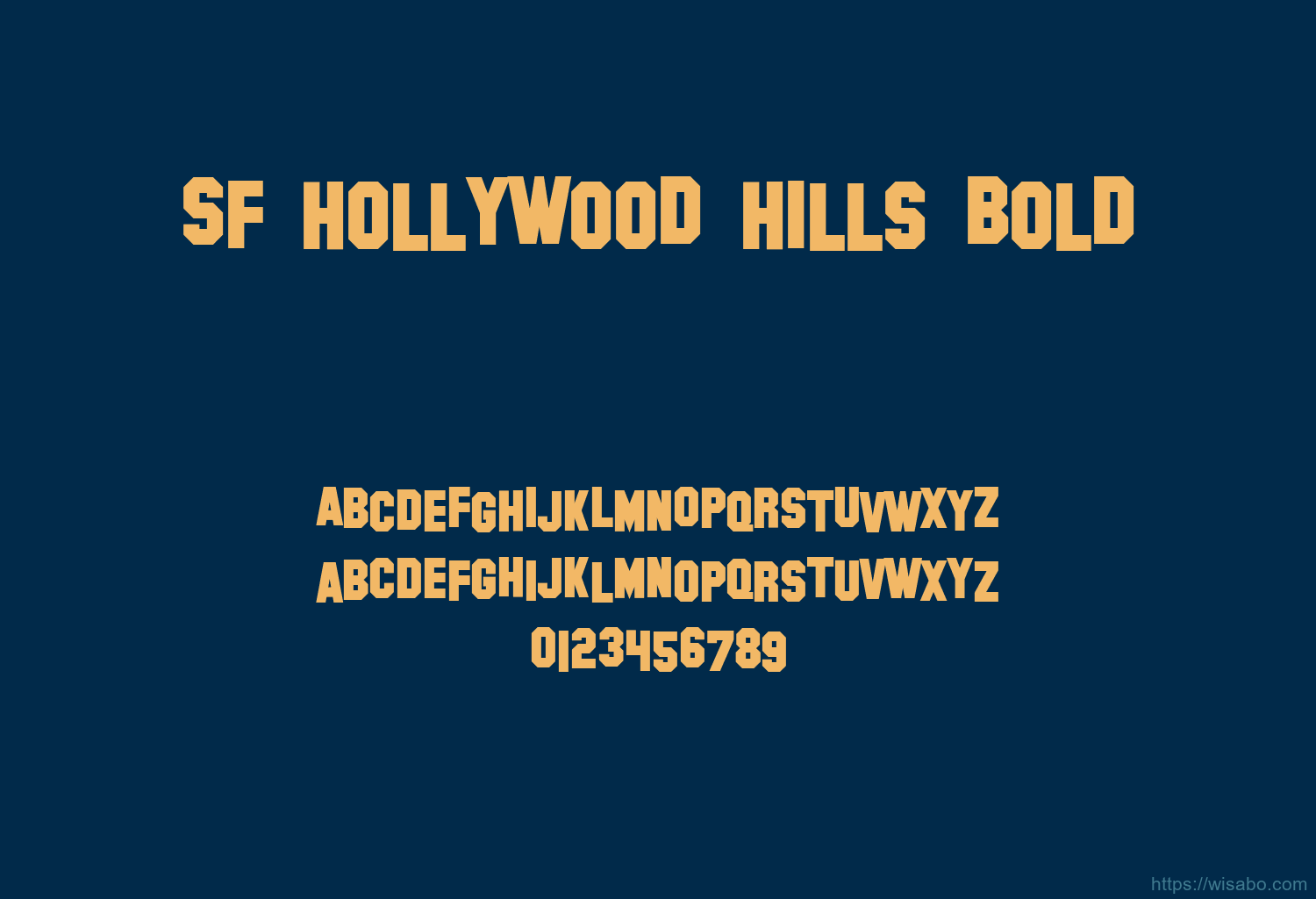 Sf Hollywood Hills Bold Font Free Download [ttf - otf] | Wisabo Fonts