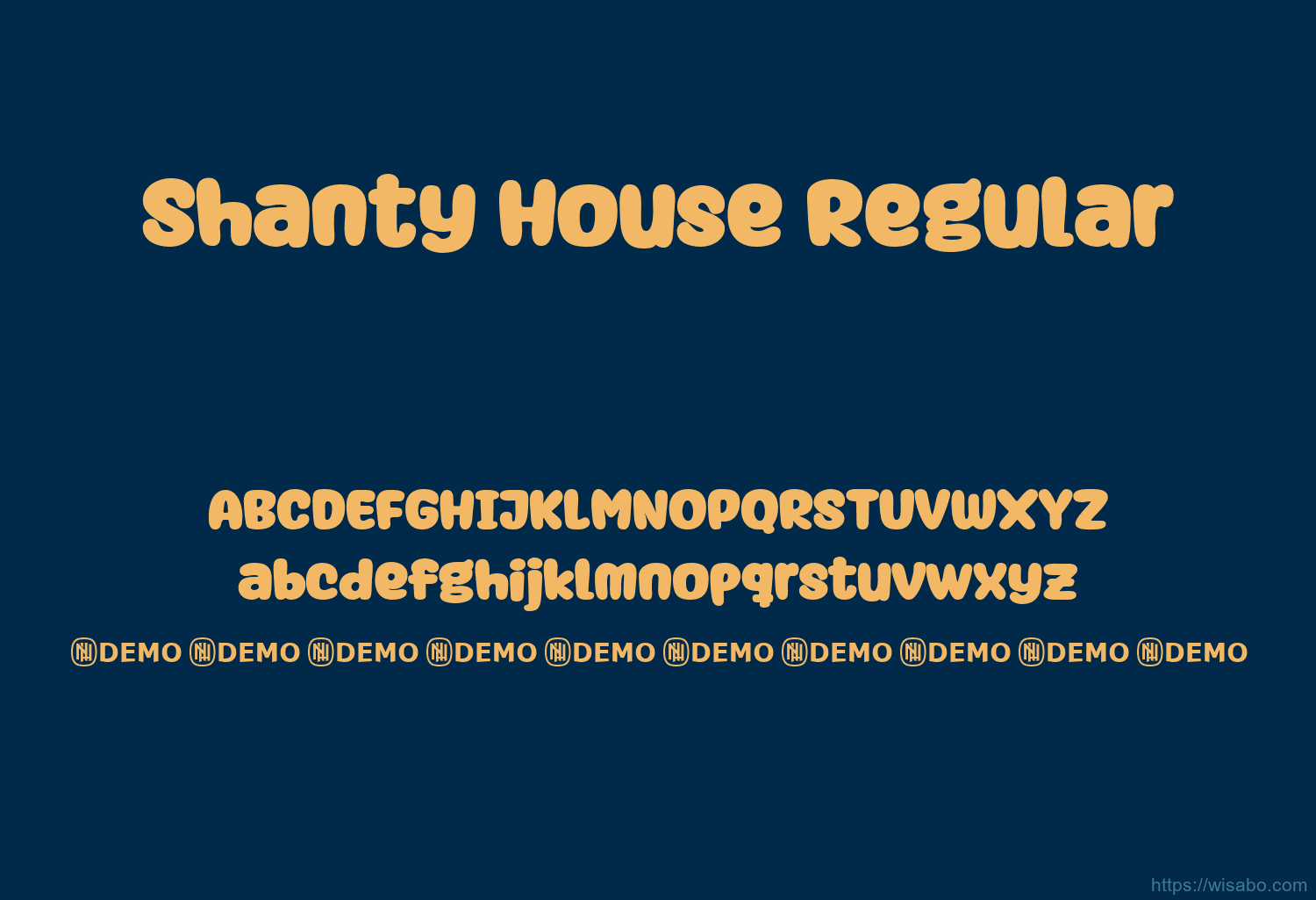 Shanty House Regular Font Free Download [ttf - otf] | Wisabo Fonts