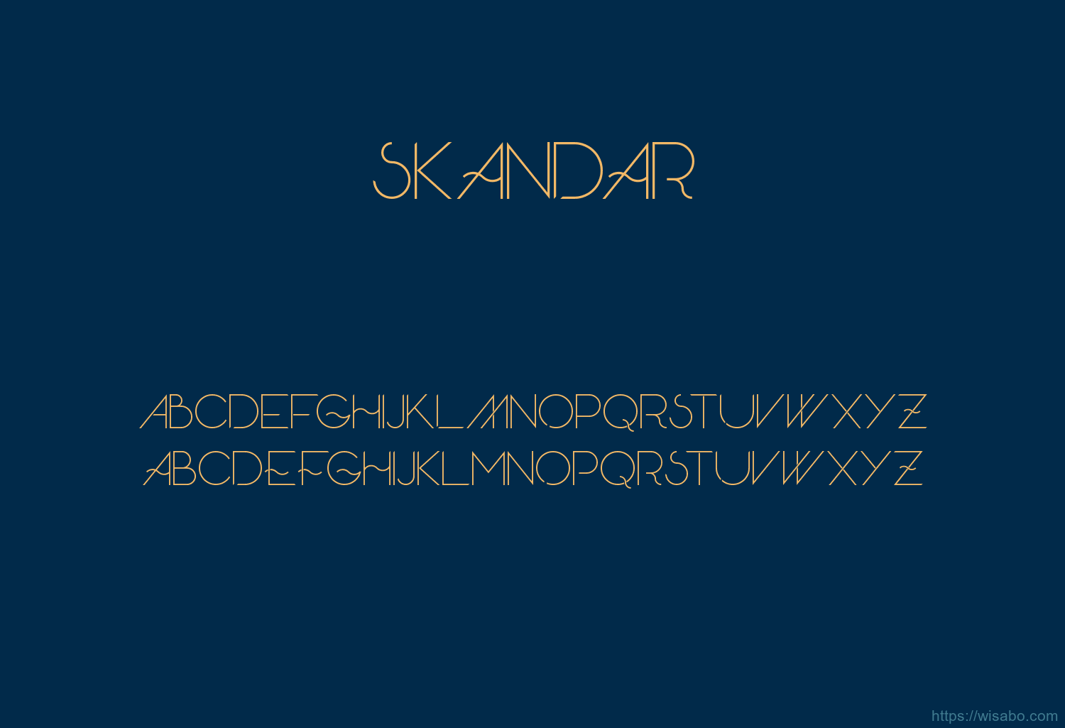 Skandar Font Free Download [ttf - otf] | Wisabo Fonts