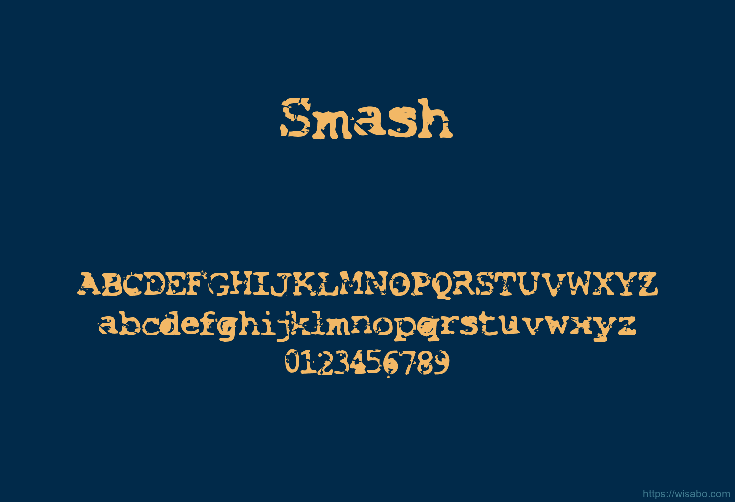 Smash Font Free Download [ttf - otf] | Wisabo Fonts