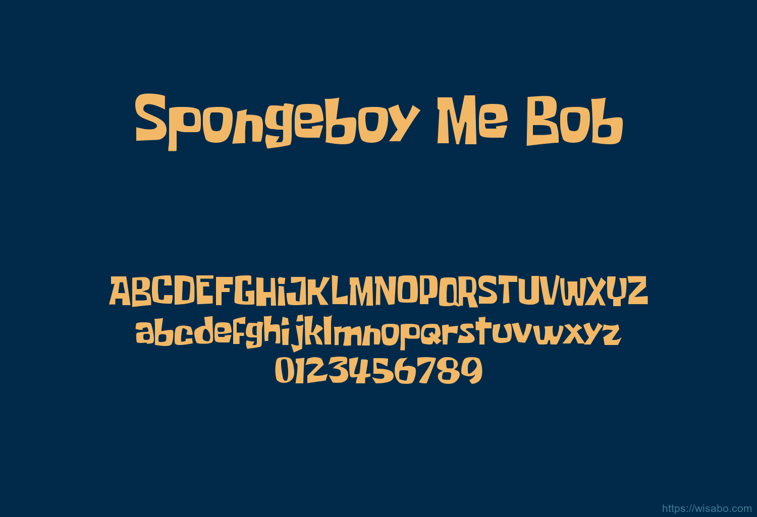 Spongeboy Me Bob Font Free Download [ttf - otf] | Wisabo Fonts