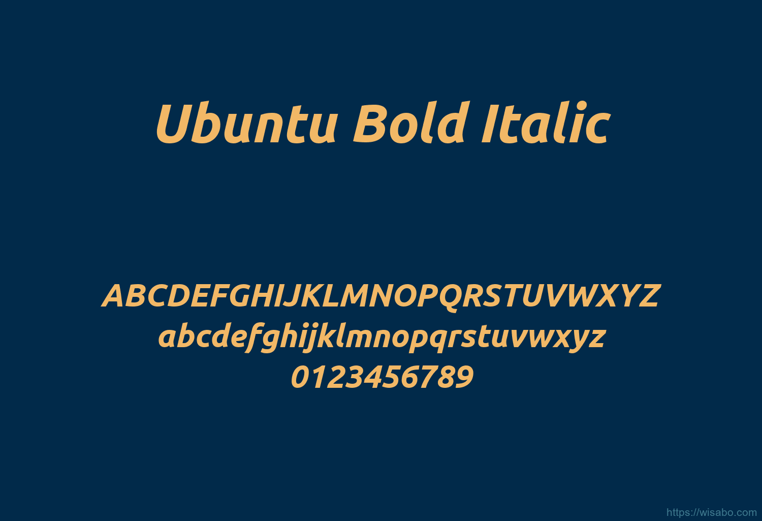 Ubuntu Bold Italic Font Free Download [ttf - otf] | Wisabo Fonts