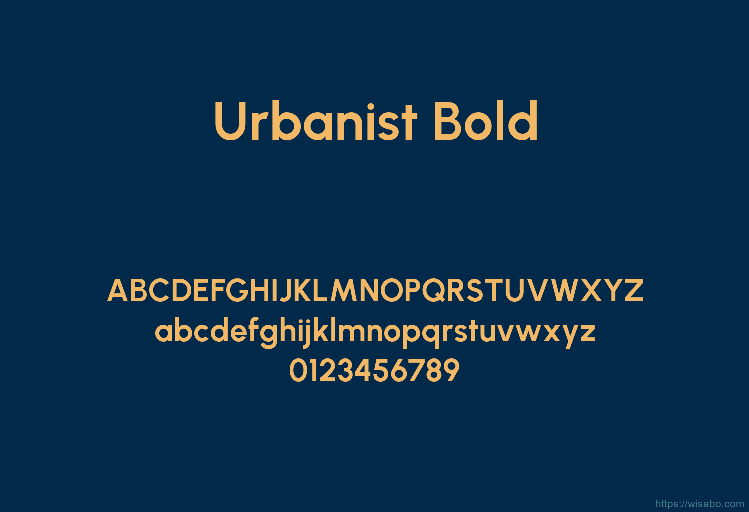 Urbanist Bold Font Free Download [ttf - otf] | Wisabo Fonts