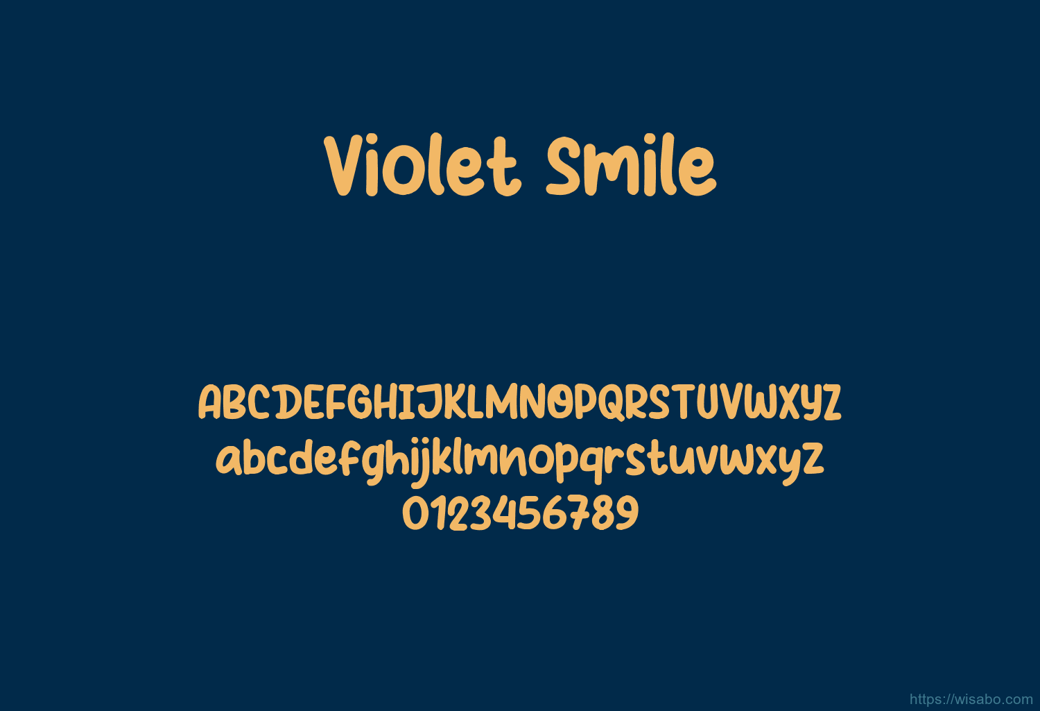 Violet Smile Font Free Download [ttf - otf] | Wisabo Fonts