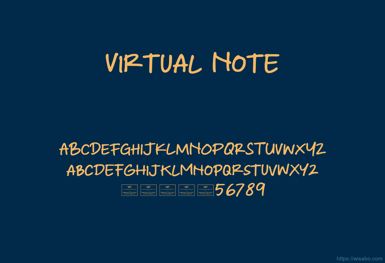 Virtual Note Font Free Download [ttf - otf] | Wisabo Fonts