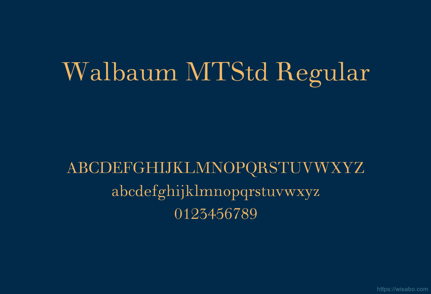 Walbaum MTStd Regular Font Free Download [ttf - otf] | Wisabo Fonts