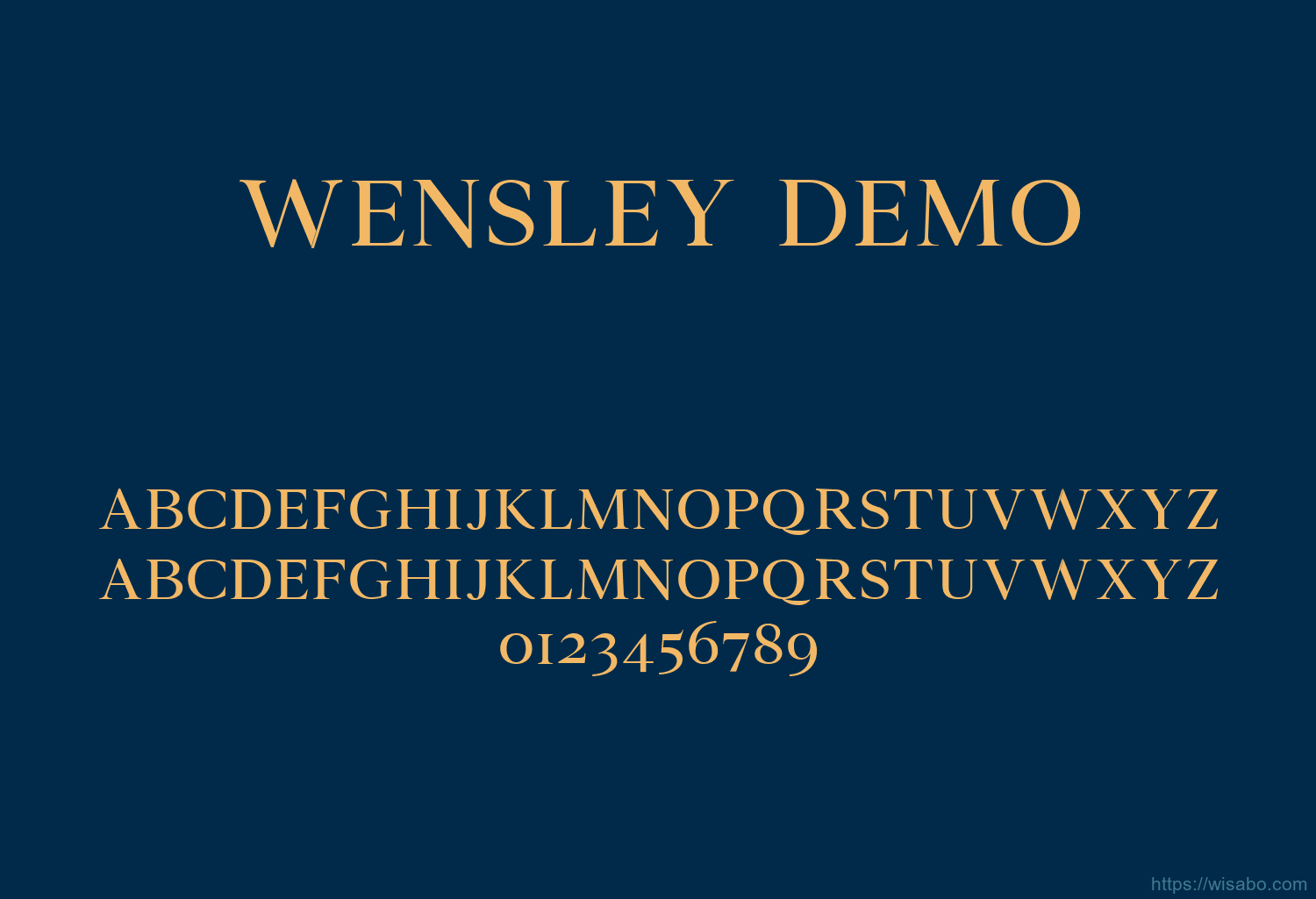 Wensley Demo Font Free Download [ttf - otf] | Wisabo Fonts
