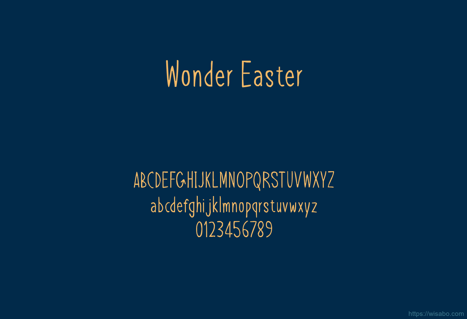 Wonder Easter Font Free Download [ttf - otf] | Wisabo Fonts