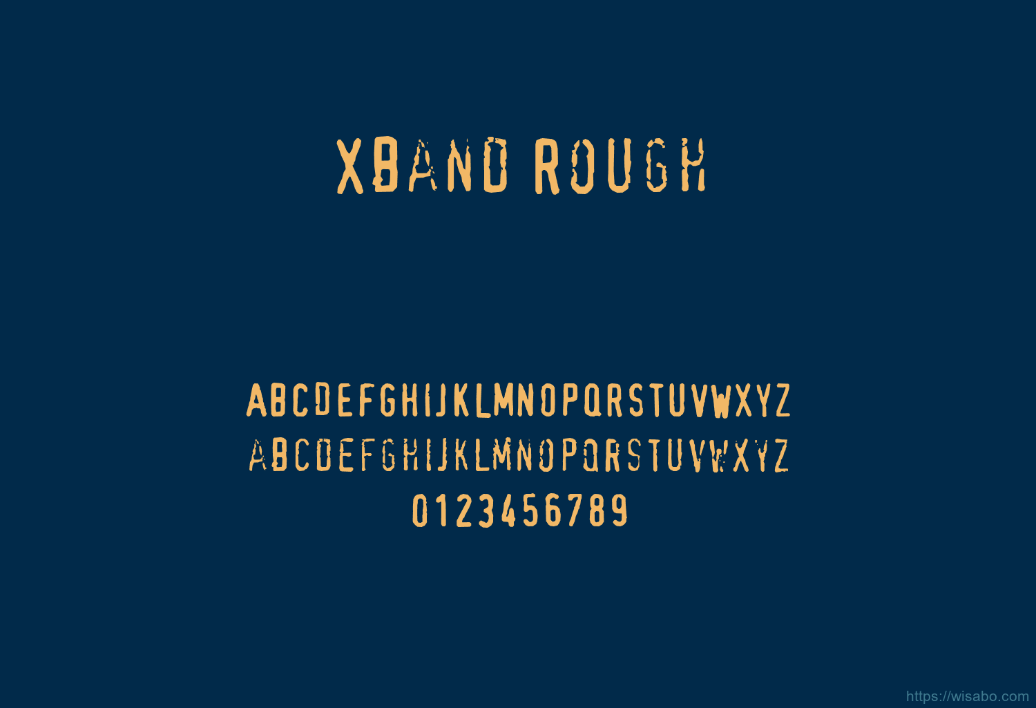 Xband Rough Font Free Download [ttf - otf] | Wisabo Fonts