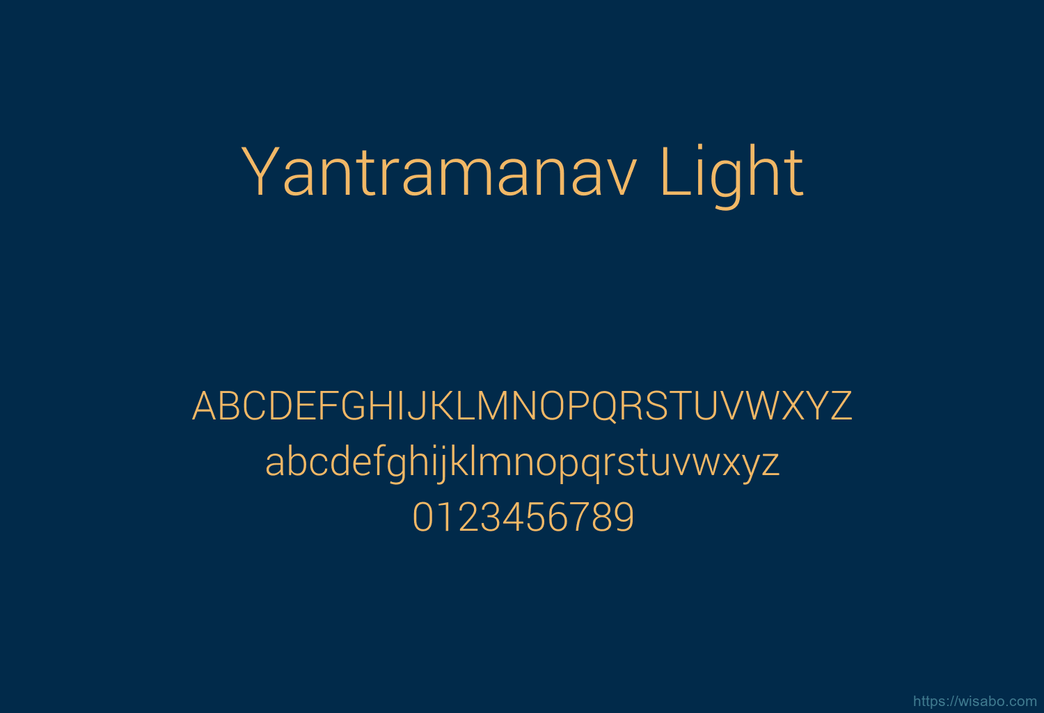 Yantramanav Light Font Free Download [ttf - otf] | Wisabo Fonts