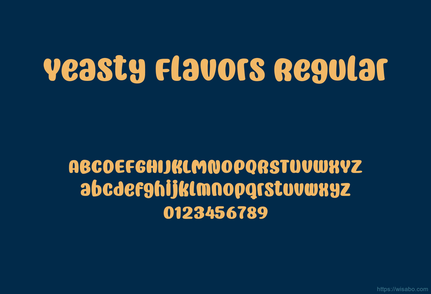 Yeasty Flavors Regular Font Free Download [ttf - otf] | Wisabo Fonts