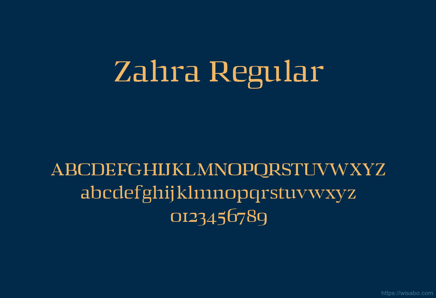 Zahra Regular Font Free Download [ttf - otf] | Wisabo Fonts