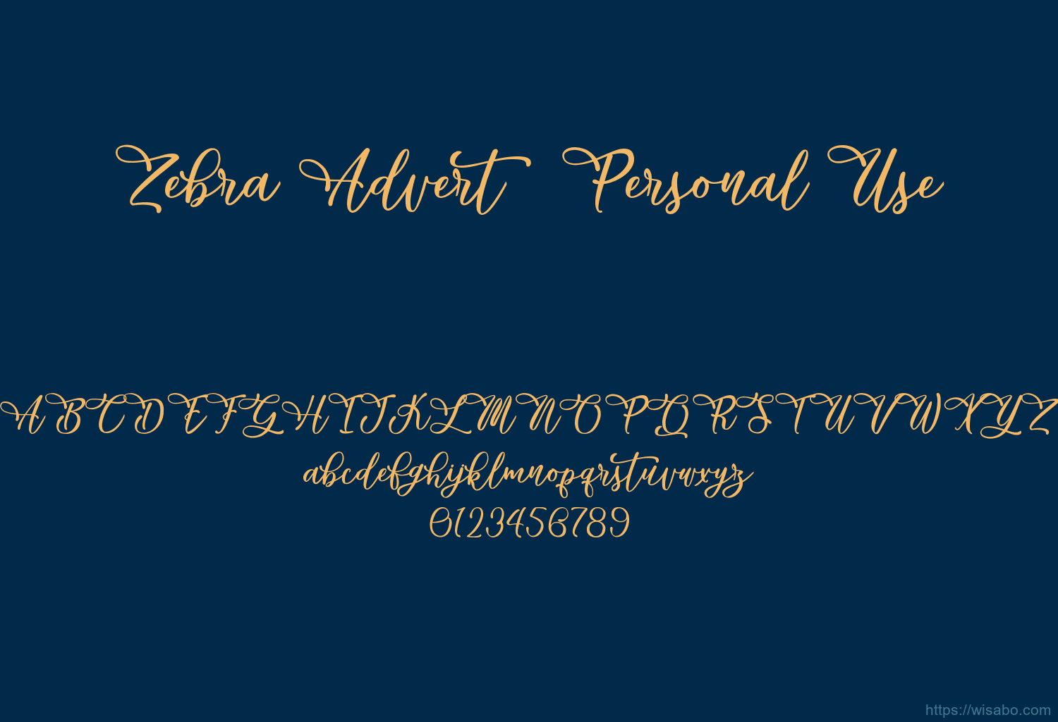 Zebra Advert Personal Use Font Free Download [ttf - otf] | Wisabo Fonts