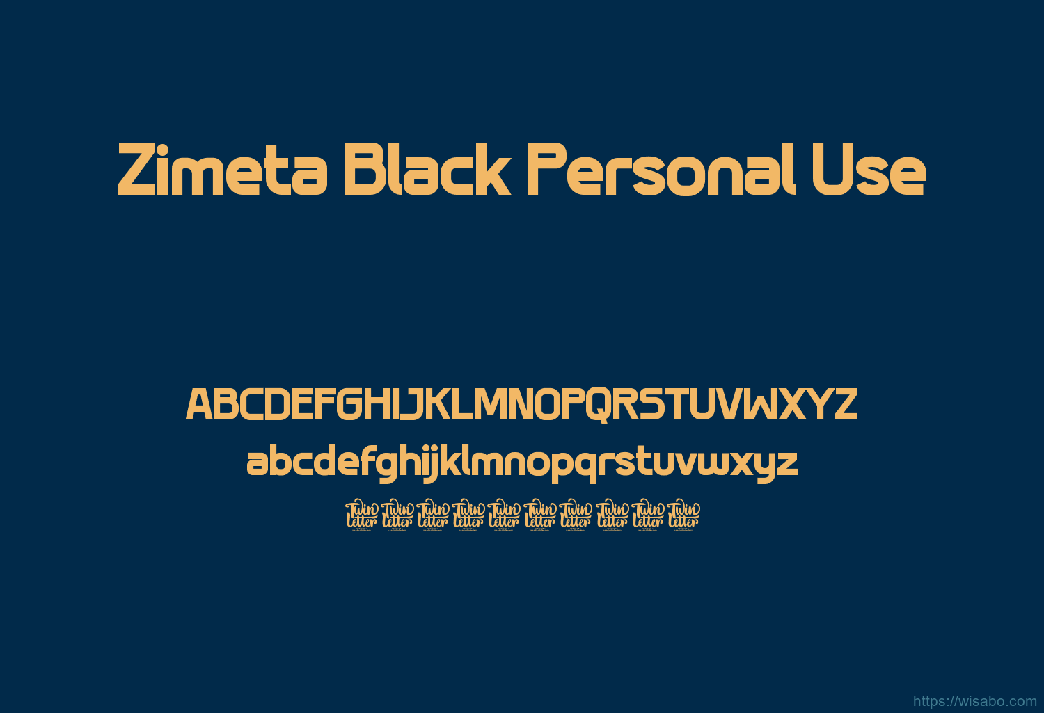 Zimeta Black Personal Use Font Free Download [ttf - otf] | Wisabo Fonts